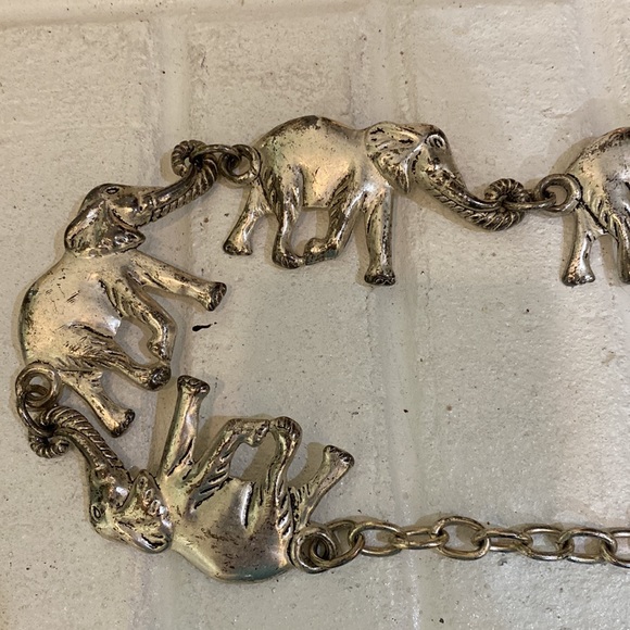 Accessories | Large Silver Elephant Belt | Poshmark